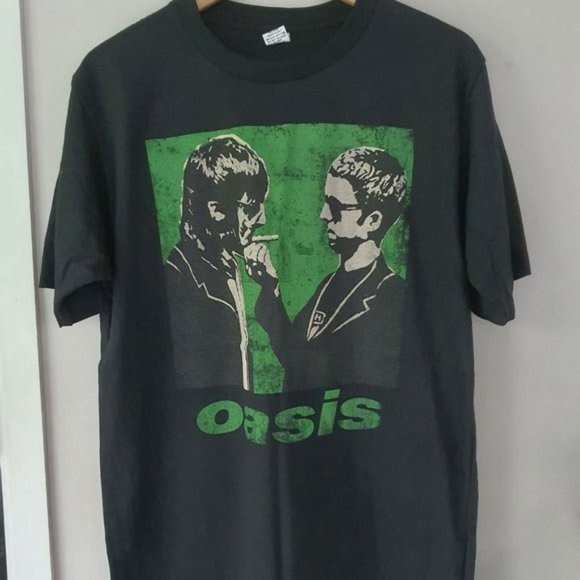 Gildan | Shirts | Oasis Vintage Look T Shirt L Size 2 Chest Measurement ...
